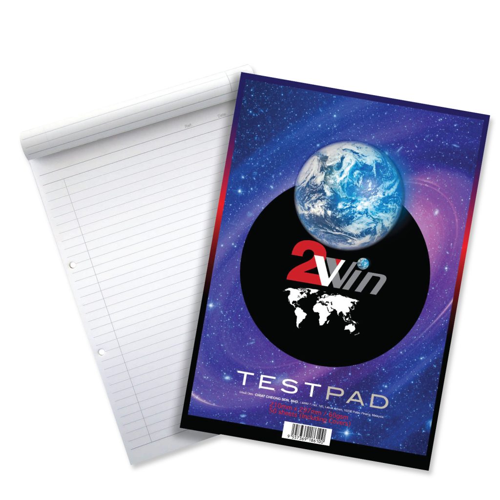 2 Win A4 Test Pad Top Open – Pur Stationery