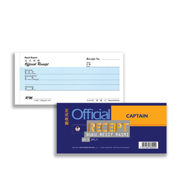 Product Receipt Book – Pur Stationery